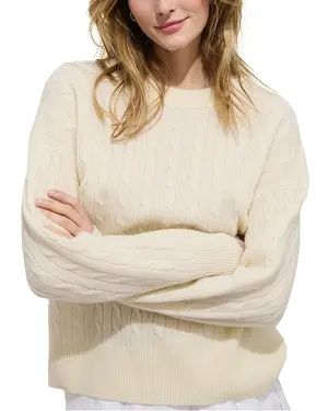 ALEX MILL Charlie Cashmere Cable Knit Sweater