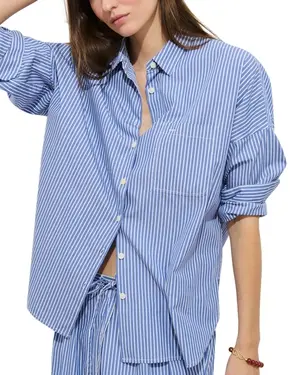 ALEX MILL Jo Striped Cotton Shirt