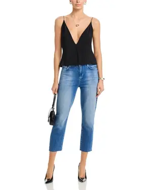 L'Agence Sada Mid-rise Cropped Jeans - Castro