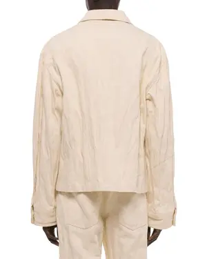 Helmut Lang Textured Cotton Blend Jacket