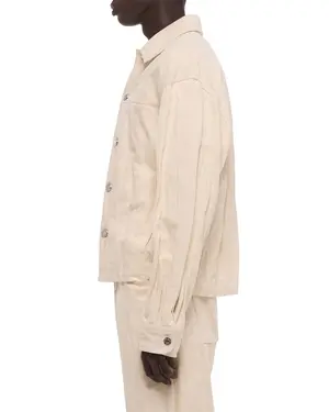 Helmut Lang Textured Cotton Blend Jacket