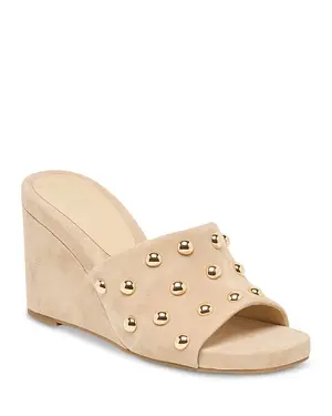 Women's Studded Wedge Sandals