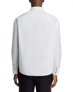 FRAME Relaxed Button Shirt Exclusive - Blue/pink