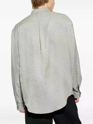 Balmain Pattern Button Shirt - Grey