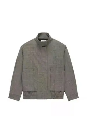 WE-AR4 Check High-neck Jacket
