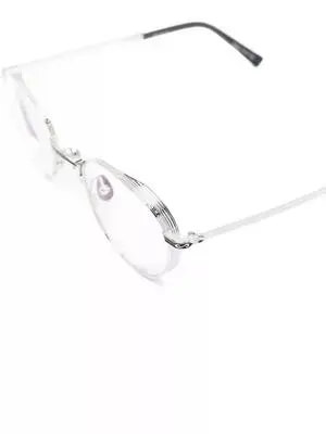 Matsuda Round Frame Glasses - Silver