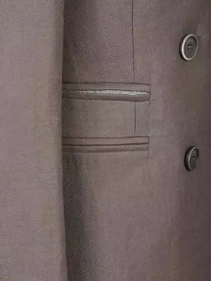 Peserico Peaked-lapel Double-breasted Blazer