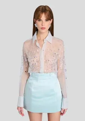 Embellished Collar Blouses for Women