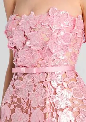 Retrofete Novalie Lace Mini Dress - Primrose