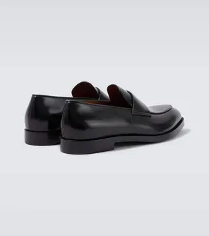 Zegna Leather Penny Loafers
