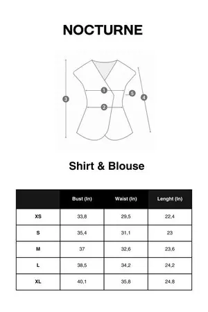 NOCTURNE Asymmetric Buckle-detail Blouse - Blue