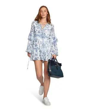 BELLE & BLOOM Floral Print Mini Dress