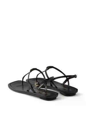 Prada Patent Leather Sandals