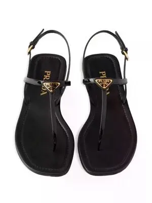 Prada Patent Leather Sandals