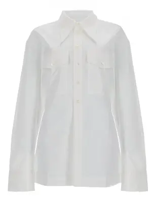 Ami Paris Pointed Collar Shirts For Women