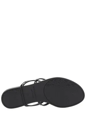 Dolce & Gabbana Logo Slide Sandals - Black