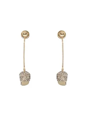 Alexander McQueen Skull Dangle Earrings