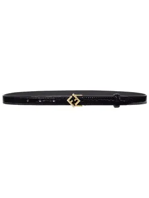 Fendi Ff Diamonds Belt - Black