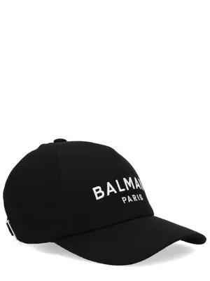 Balmain Baseball Cap With Logo