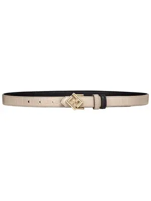 Fendi Ff Diamonds Reversible Belt