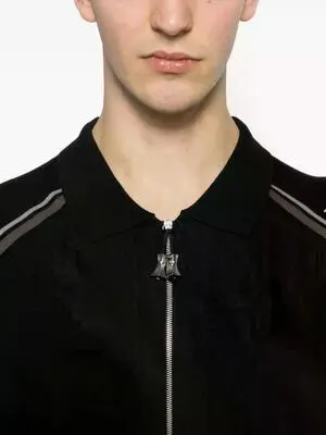 KIKO KOSTADINOV Striped Zip Up Cardigan - Black