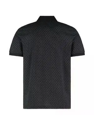 BOSS Printed Polo Shirt In Cotton Piqu