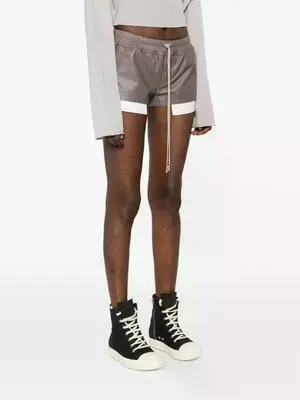 Rick Owens Fog Boxer Drawstring Shorts - Grey
