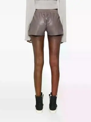 Rick Owens Fog Boxer Drawstring Shorts - Grey