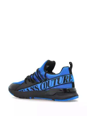Versace Logo-tape Sneakers - Blue