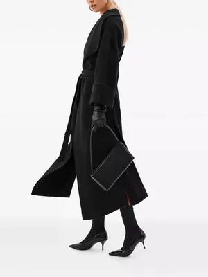 ANNAFOXY Belted Long Coat