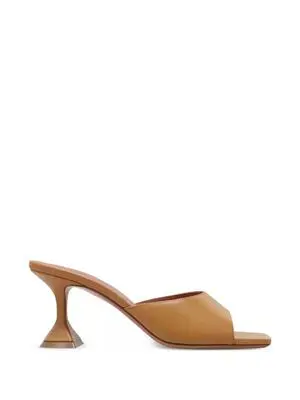 Amina Muaddi Lupita Leather Sandals