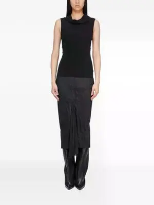 Rick Owens Asymmetric-hem Dress - Black