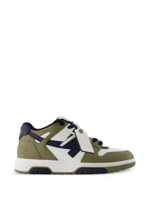 Off-white Almond Toe Sneakers For Men