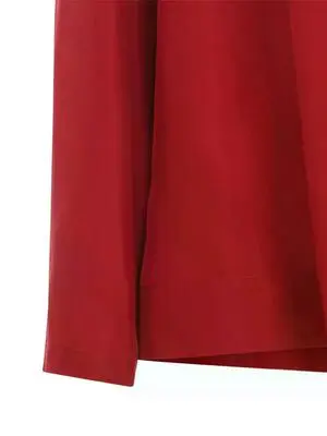 Carven Draped V-neck Blouse