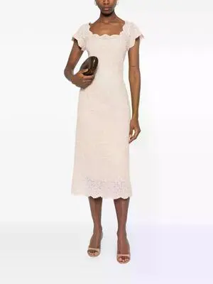 Ermanno Scervino Lace Midi Dress