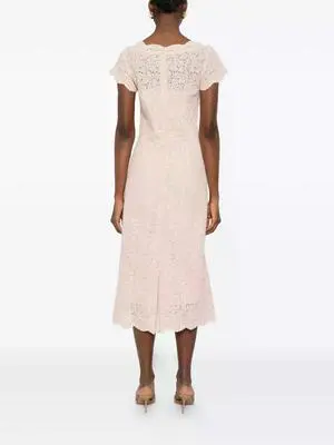 Ermanno Scervino Lace Midi Dress
