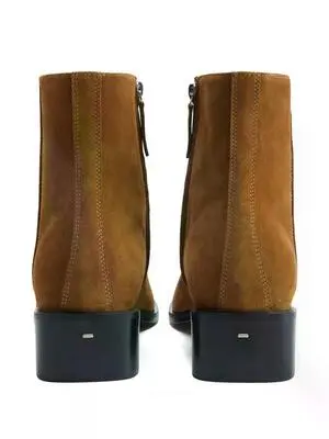 GIUSEPPE ZANOTTI Square-toe Ankle Boots - Brown