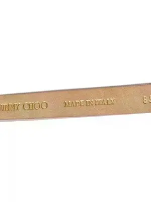 JIMMY CHOO Metallic-leather Belt