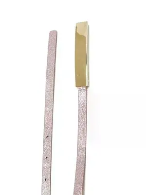 JIMMY CHOO Metallic-leather Belt