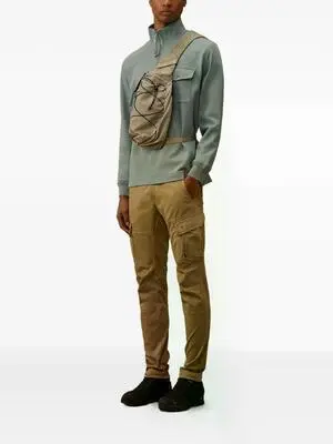 C.P. COMPANY Zip-fastening Chest-pocket Sweatshirt - Green