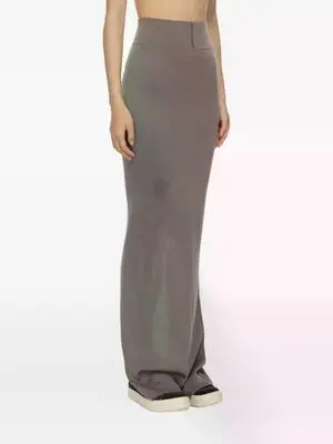 Rick Owens Pillar Back-split Maxi Skirt