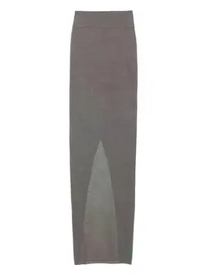Rick Owens Pillar Back-split Maxi Skirt