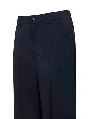 Gucci Diamond-jacquard Trousers