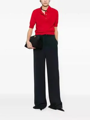 Gucci Diamond-jacquard Trousers - Blue