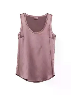 Brunello Cucinelli Scoop-neck Tank Top - Purple