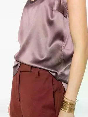 Brunello Cucinelli Scoop-neck Tank Top - Purple
