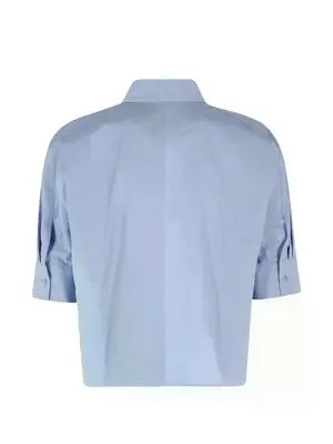 SEMICOUTURE Clara Button Shirt - Blue