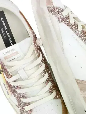 CRIME LONDON Sk8 Deluxe Leather Sneakers