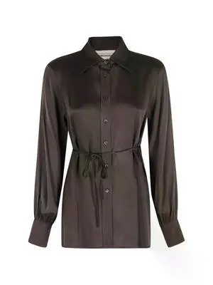 SEMICOUTURE Juana Tie Waist Shirt