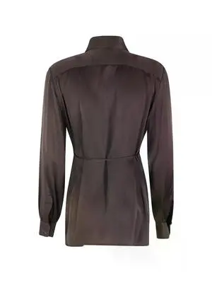 SEMICOUTURE Juana Tie Waist Shirt